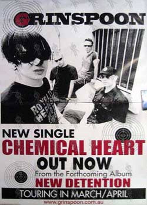 Chemical Heart' Single Poster - Rare Records Au