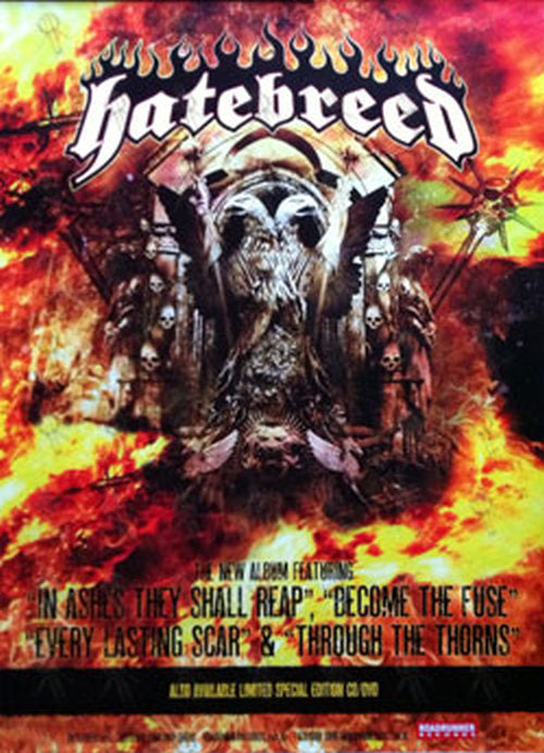 Hatebreed' Album Poster - Rare Records Au