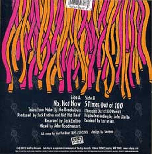 No, Not Now - Rare Records Au