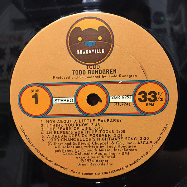 Todd - Rare Records Au