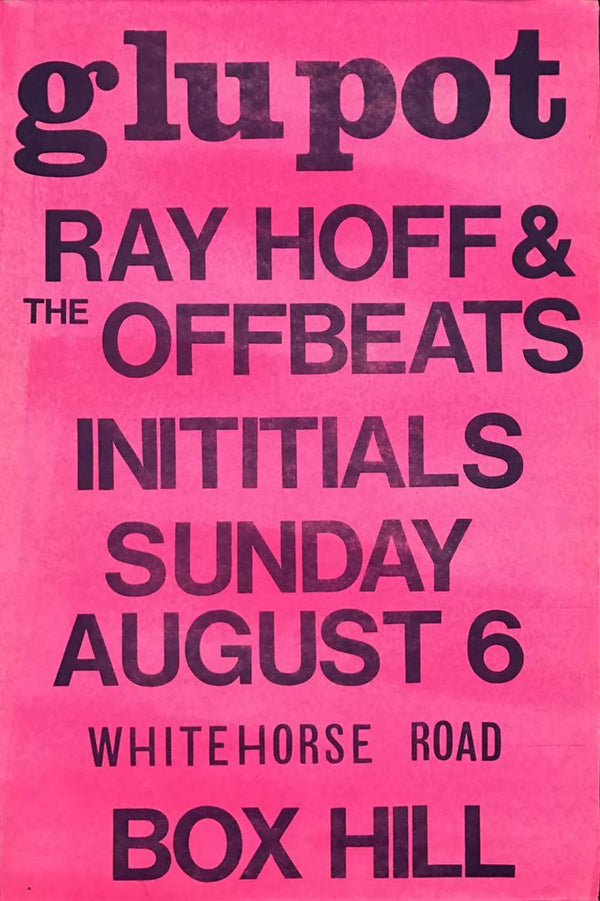 Glu Pot, Box Hill Town Hall, Melbourne, 6th August 1967 Pink Show Post ...