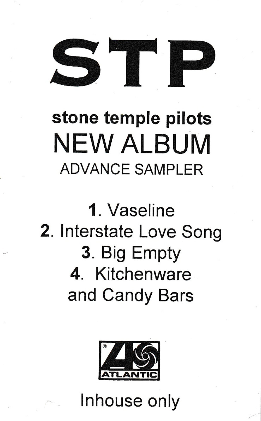 STP Purple Advance Sampler – Rare Records
