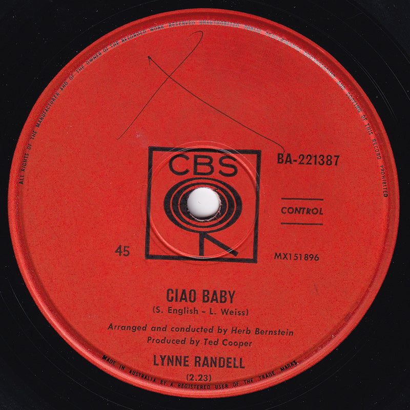 Ciao Baby - Rare Records Au