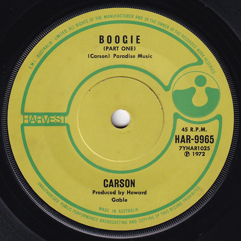 Boogie (Part One) - Rare Records Au