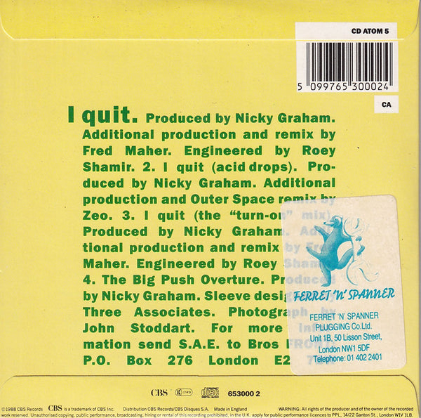 I Quit - Rare Records Au