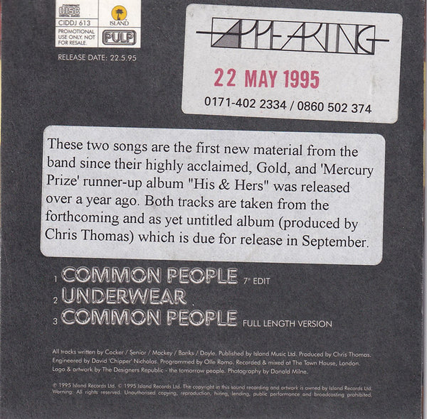 Common People - Rare Records Au