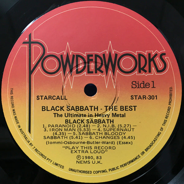 The Best - The Ultimate In Heavy Metal - Rare Records Au