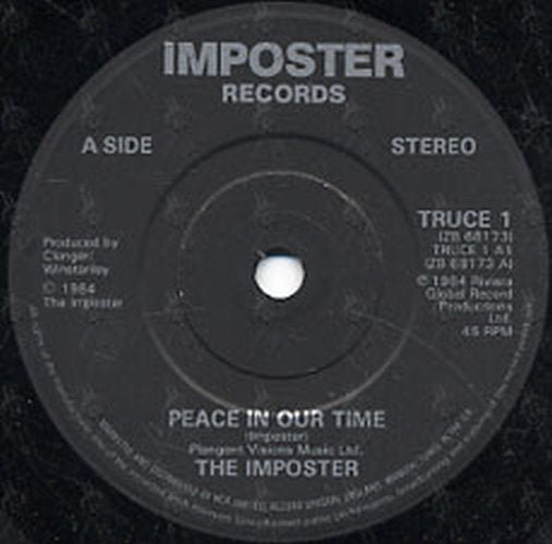 Peace In Our Time - Rare Records Au