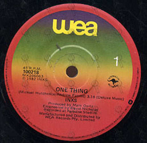 One Thing - Rare Records Au