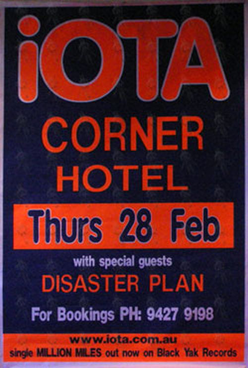 Corner Hotel, Melbourne, Thursday 28 Febuary 2002 Show Poster - Rare Records Au