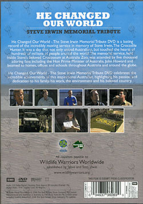 Steve Irwin Memorial Tribute: He Changed Our World - Rare Records Au