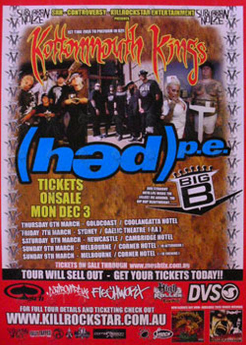 2008 Australian Tour Poster – Rare Records