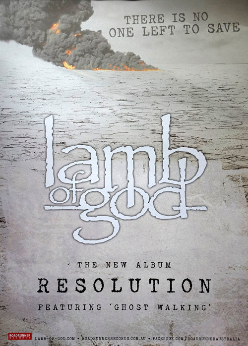 Resolution Album Promo Poster - Rare Records Au