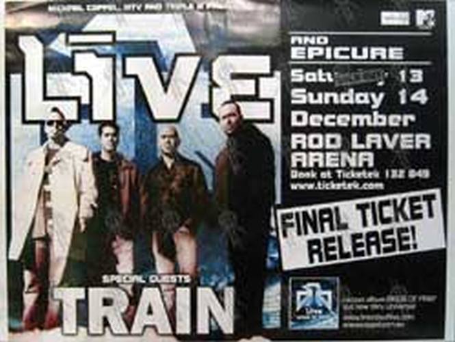 Rod Laver Arena, Sat 10 August' Show Poster - Rare Records Au