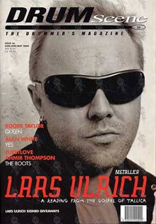 Drum Scene' - Mar/Apr/May 2004 - Lars Ulrich On Cover – Rare Records