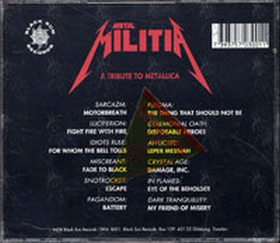 Metal Militia - A Tribute To Metallica - Rare Records Au