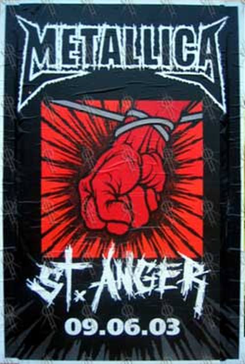 St. Anger' Album Poster - Rare Records Au