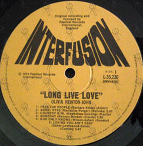 Long Live Love - Rare Records Au