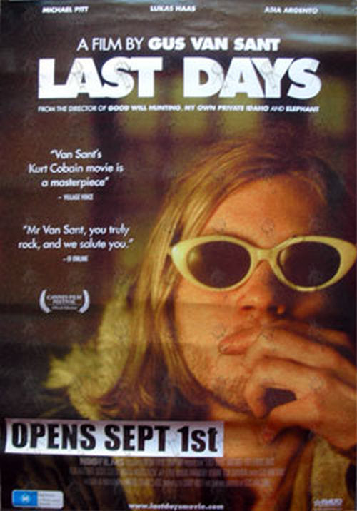 Last Days Movie Poster (Kurt Cobain) – Rare Records