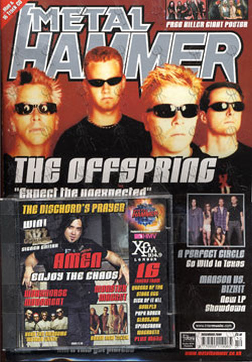 Metal Hammer' - December 2000 - The Offspring On Cover – Rare Records
