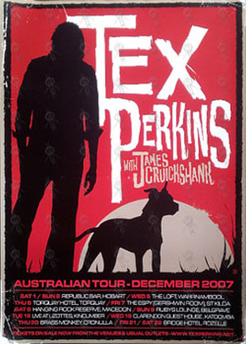 November 2007 Australian Tour Poster - Rare Records Au