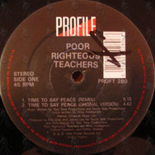 Time To Say Peace - Rare Records Au