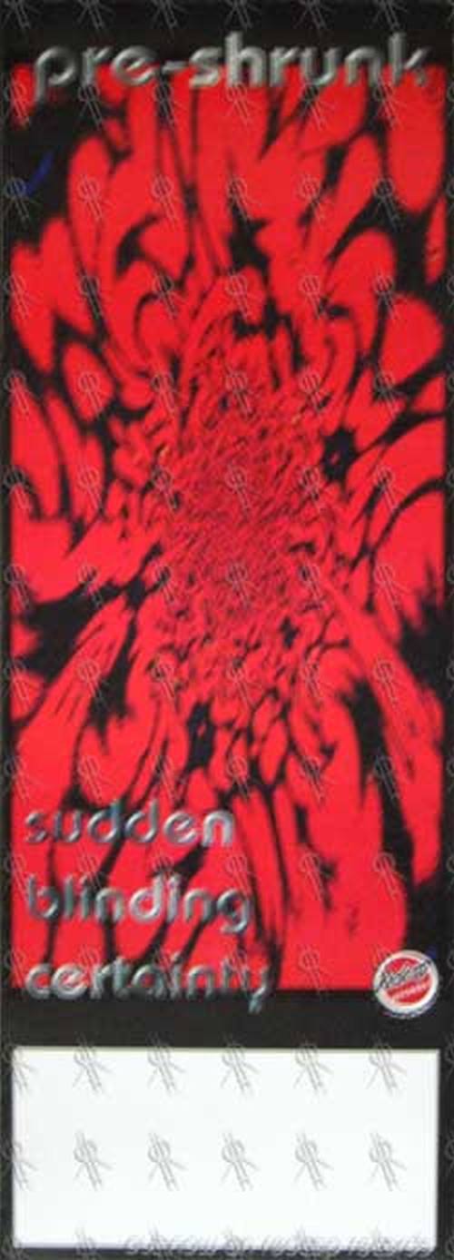 Sudden Blinding Certainty' Unused Gig Poster – Rare Records Au