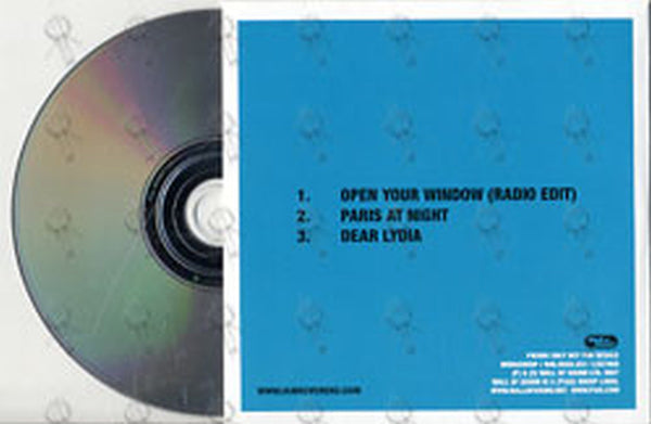 Open Your Window - Rare Records Au