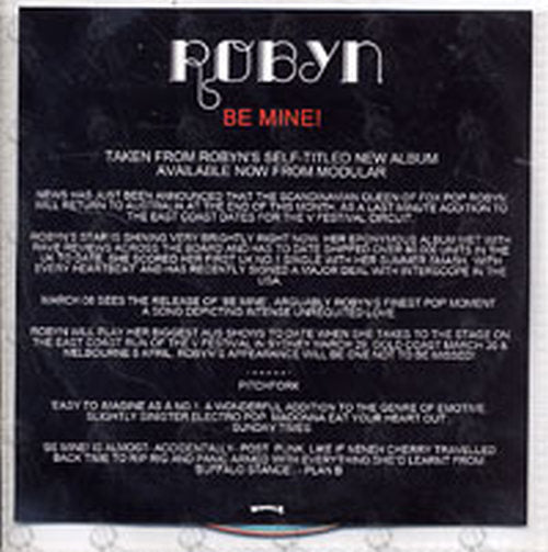 Be Mine - Rare Records Au
