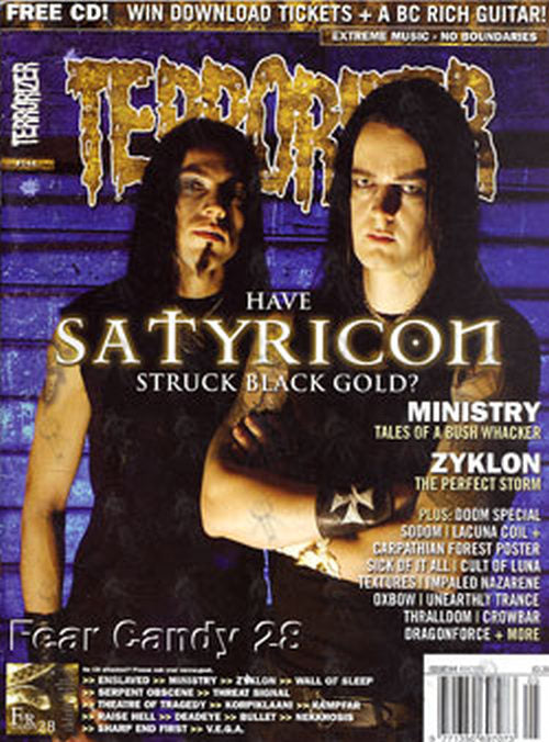 Terrorizer' - Issue 144, May 2006 - Satyr & Frost On Front Cover - Rare ...