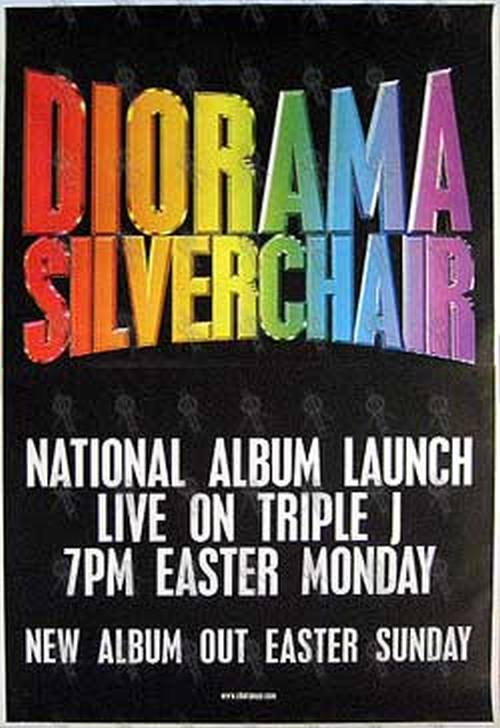 Diorama' Album Launch Poster - Rare Records Au
