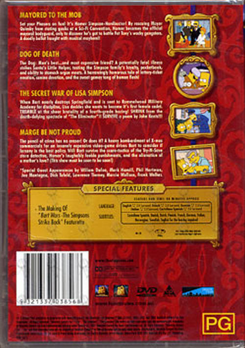 Classics - Bart Wars: The Simpsons Strike Back - Rare Records Au