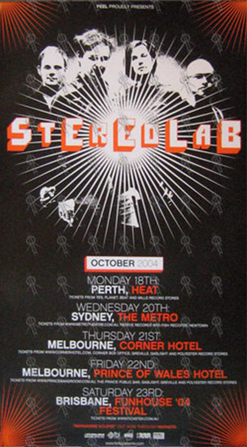 2004 Australian Tour Poster – Rare Records
