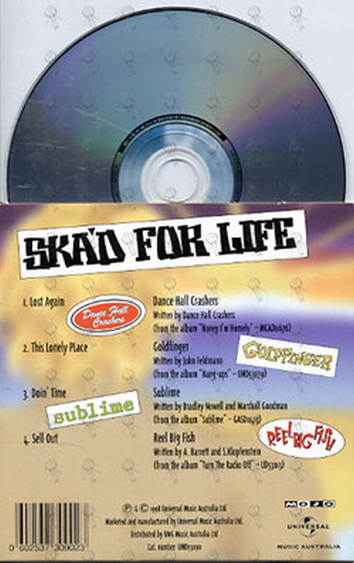 Ska'd For Life - Rare Records Au