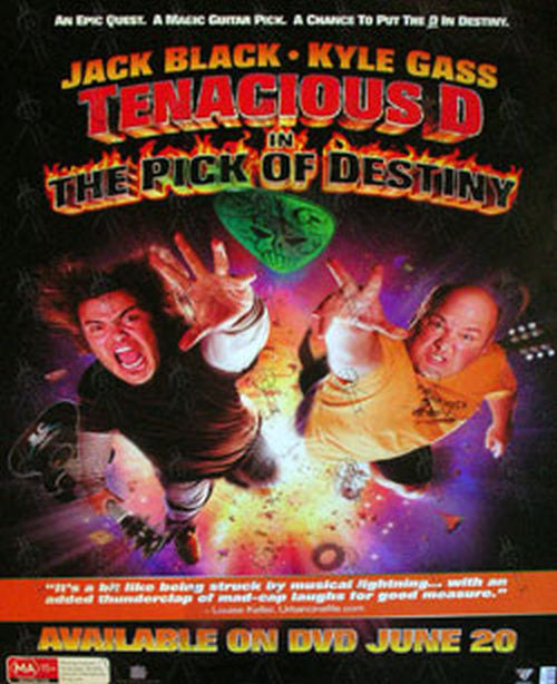 In The Pick Of Destiny Movie Promo Poster - Rare Records Au
