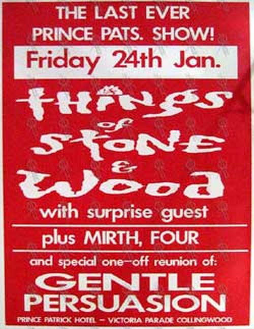 The Last Ever Prince Pats Show! Friday 24th January' Gig Poster – Rare ...
