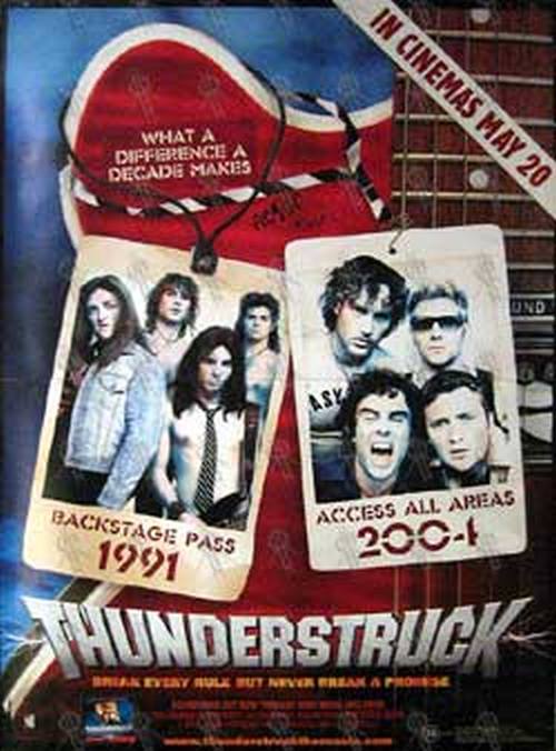Thunderstruck' Movie Poster - Rare Records Au