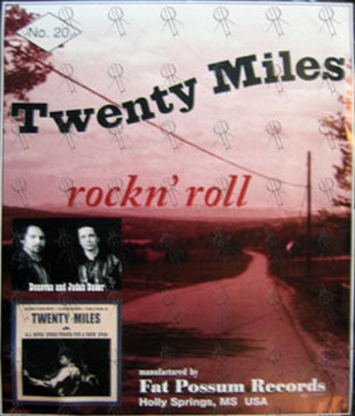 Twenty Miles' Album Poster - Rare Records Au