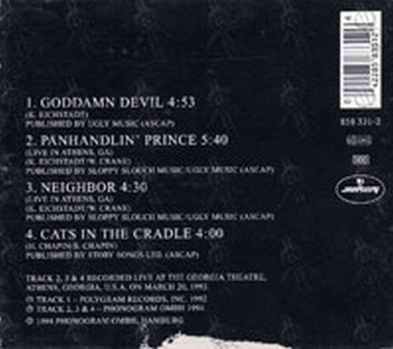 Goddamn Devil - Rare Records Au