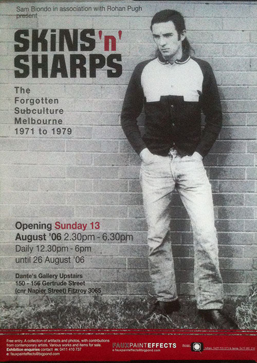 2006 Skins 'n' Sharpies Exhibition Poster - Rare Records Au