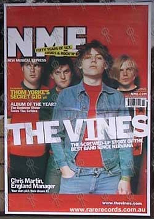 NME Magazine Poster - Rare Records Au