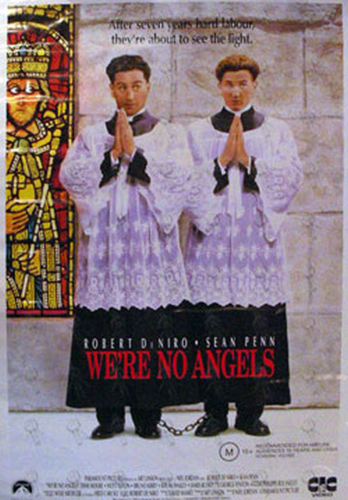 We're No Angels' Movie Promo Poster - Rare Records Au