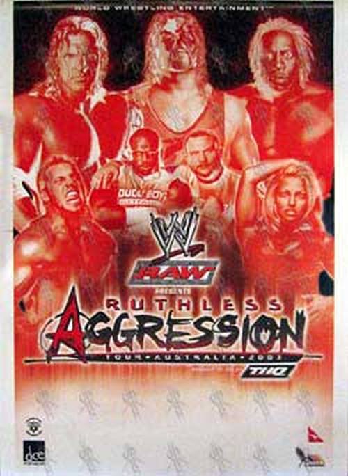 WWE RAW Ruthless Aggression' Australian Tour 2003 - Rare Records Au